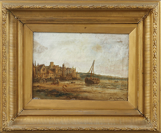 S.A GALTON. oil on canvas, sign. Art - Paintings - Auctionet