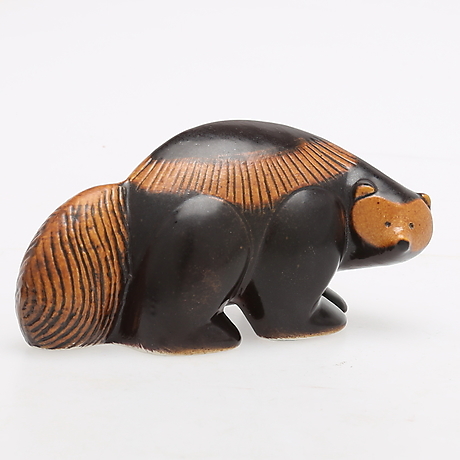 LISA LARSON, figurine, wolverine, from the series "Skansen ...