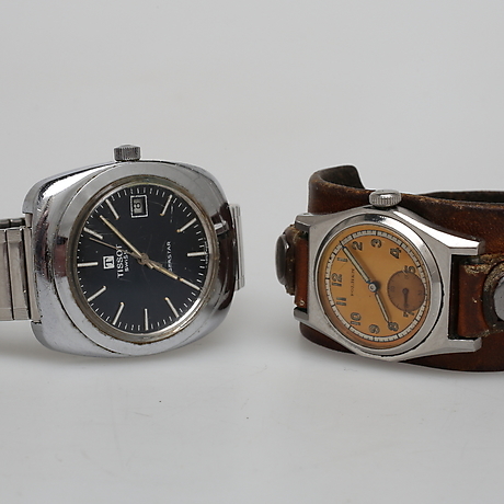 HERRARMBANDSUR, 2 st, Tissot Seastar och Polhem. Klockor & Ur ...
