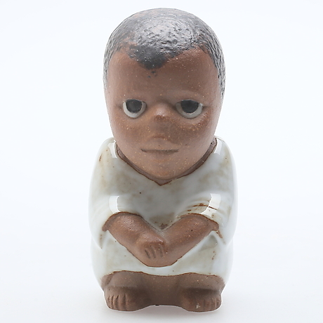 LISA LARSON. FIGURINE, stoneware, "Boy South", from all the world's ...
