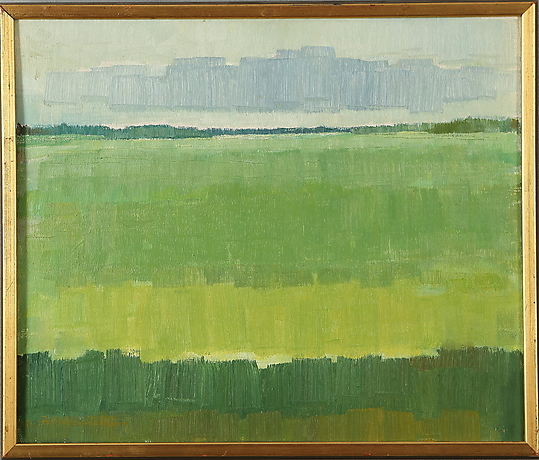 FRITIOF STRANDBERG. "Backlight", oil on Board, signed. Art - Paintings ...