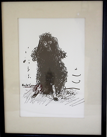 KULO GREEN. print, signed. Art - Engravings & Prints - Auctionet