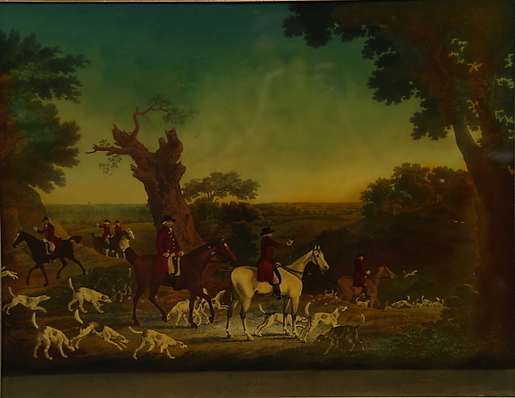 PAINTING, hunting scene. England. Art - Engravings & Prints - Auctionet