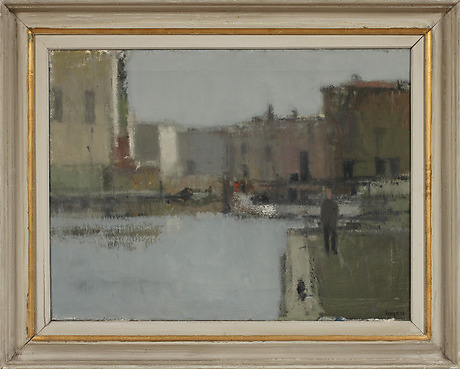 GEORG POULSEN. Olja på duk. Signerad och daterad 53. Konst - Måleri ...