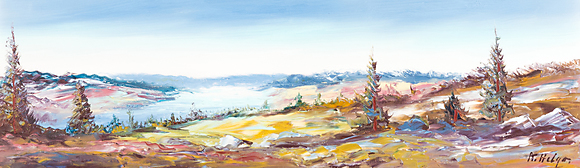 KARL HELGO. Landskap, olja på duk, signerad K. Helgo. Konst - Måleri ...