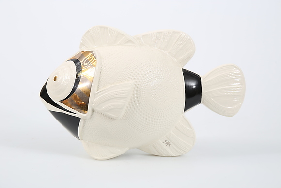 FIGURE, porcelain, Fish, signed, Goebel. Ceramics & Porcelain ...