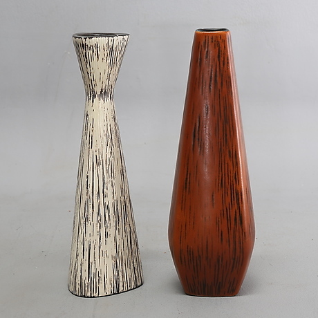 VASER, 2 pcs. Ceramics & Porcelain - European - Auctionet