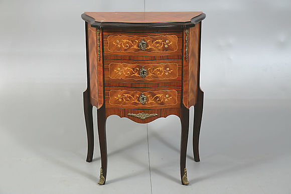 Chest of drawers , various types of wood. 3 drawers, mid-20th century ...