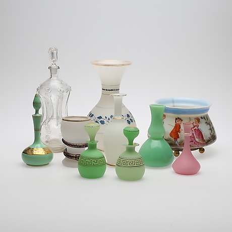 LOT OF A Collection OBJECTS, empire, etc., 18/1900s. Glass - Other ...