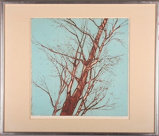 SVEN HELLQVIST. COLOR LITHOGRAPHY, signed and numbered 10-50 and dated ...