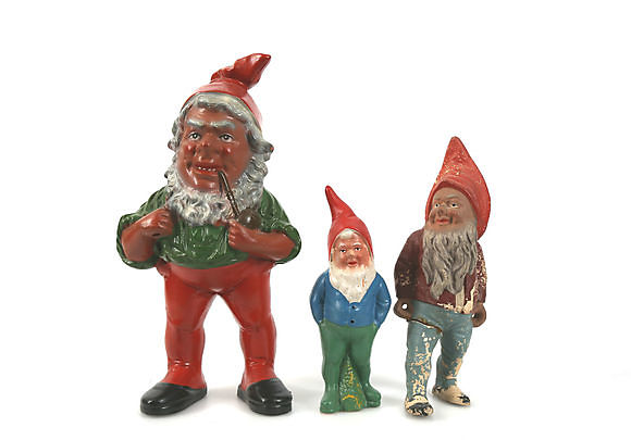 SANTA CLAUS, terracotta, 3 pieces, 1900s. Ceramics & Porcelain ...