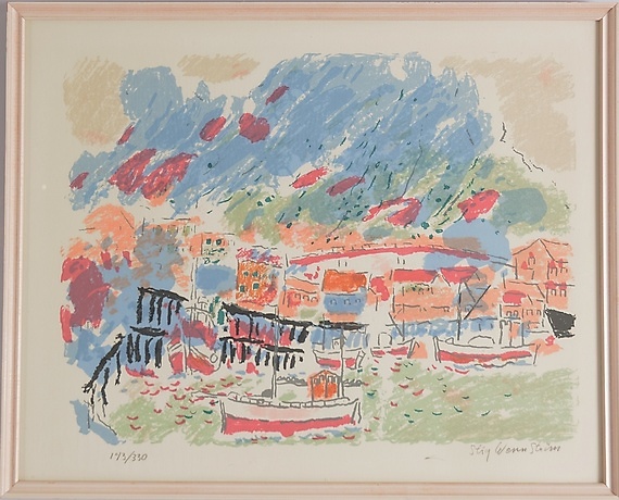 STIG WENNSTRÖM. Color lithograph. Art - Engravings & Prints - Auctionet