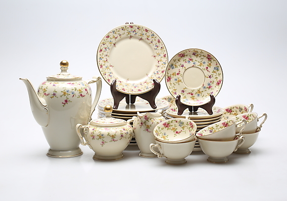 COFFEE SET, 27 pieces, porcelain, Heinrich, Germany. Ceramics ...