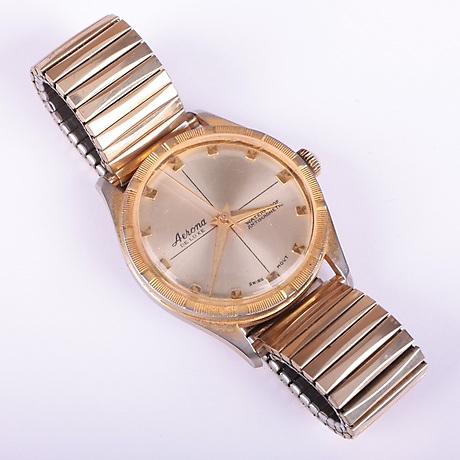 MEN'S BRACELET, "Aerona De Luxe, Waterproof, Antimagnetic, Swiss MOVT ...