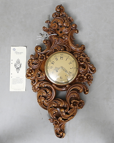 WALL CLOCK, rococo style, 20th century. Clocks & Watches - Wall Clocks ...
