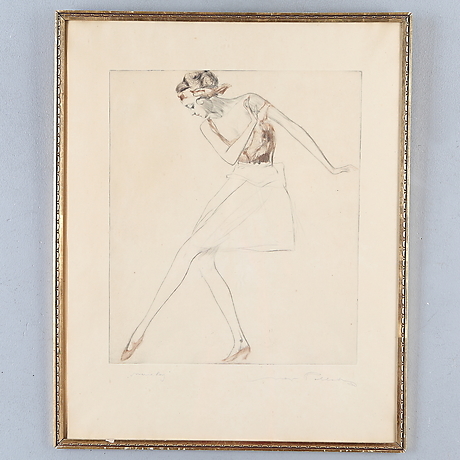 MAX POLLAK. Maria Ley, etching, singed. Art - Engravings & Prints ...