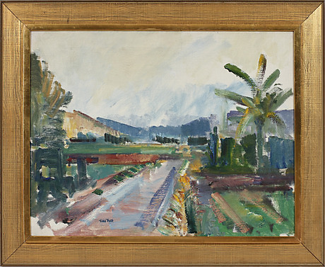 LARS FALK, oil on canvas, sign. Art - Paintings - Auctionet