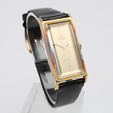 WOMEN'S BRACELET, OMEGA, De Ville, rectangular case of. Clocks ...