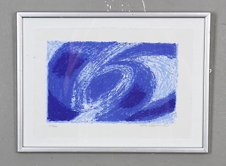 OLLE BONNIER. Color lithograph, signed and numbered 20/400. Art ...