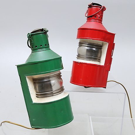 LANTERNOR, 4 st, 1900-tal. Samlarföremål - Teknika & Nautika - Auctionet