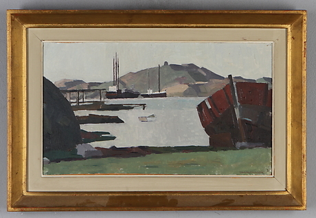 GORDON MACFIE. "Vrakviken", oil on Board, signed. Art - Paintings ...