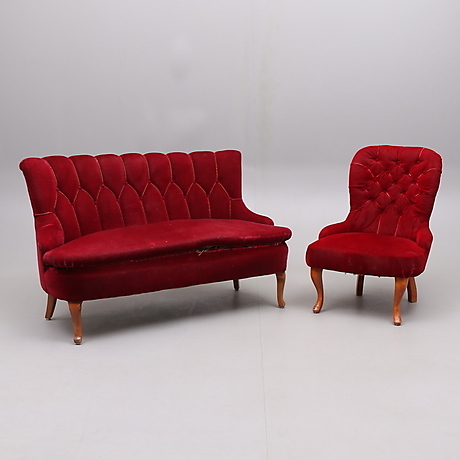 Sofa And Armchair Emma Model 1900s Furniture Sofas Seatings