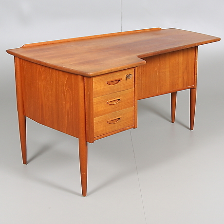 DESK, teak, model A10, Lelångs furniture factory, 1950s/60s. Furniture ...