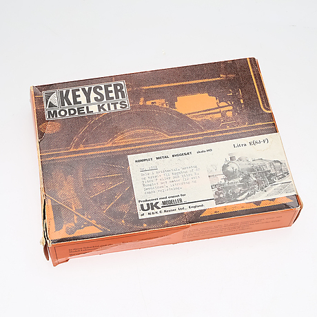 KIT, model train, "Litra E(SJ-F)", Keyser Model Kits, 1900s. Toys ...