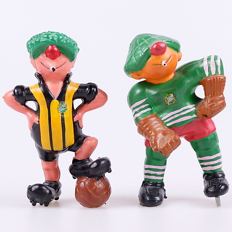 FIGURER, 2 st. Tuffa Viktor, Hammarby. Övrigt - Övrigt - Auctionet