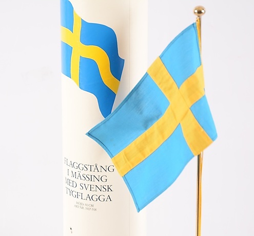 FLAG POLE, brass, Scandia Present Sweden. Miscellaneous - Miscellaneous ...
