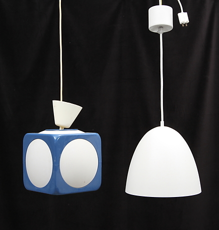 CEILING LAMPS, 2 pcs, 1960s and 2000s. Lighting & Lamps - Ceiling ...
