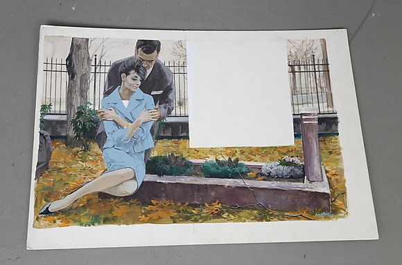 GERD MILLER. "The Stolen Years". Mixed media, signed. Art - Paintings ...