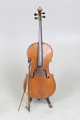 CELLO, and 3 strings, 19th/20th century. Miscellaneous - Musical ...