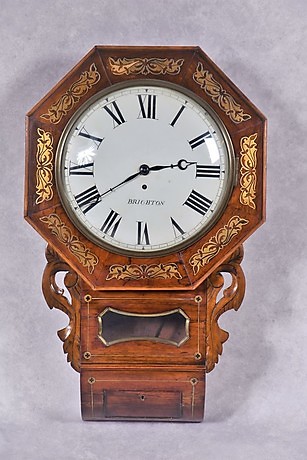 WALL CLOCK marked Brighton 19th century. Clocks & Watches - Wall Clocks ...