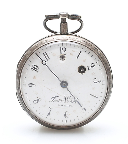 POCKET WATCH, Thomas Whitt London, Silver, 19th century. Clocks ...