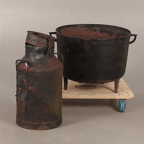 BALJA och MÖLKKANNA, tidigt 1900-tal. Silver & Metall - Övriga ...