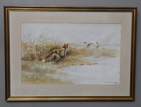 HENRY FREDRIKSSON. Watercolor, signed and dated 82. Art - Paintings ...