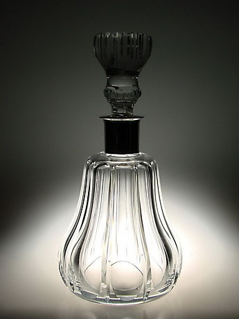 el VIETOR DARMSTADT CARAFE WITH SILVER MOUNTING 830 SILVER GERMANY ...