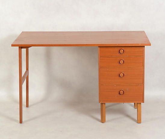 DESK, teak, 1960s/70s. Provenance Lena Jolton Swedish Hollywood Wives ...