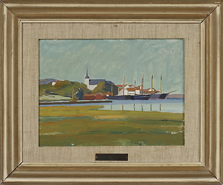 GORDON MACFIE. Öljy Paneeli. Taide - Maalaus - Auctionet