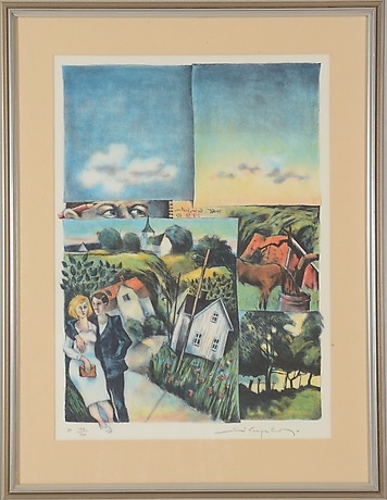 JUSSI TAIPALEENMÄKI. Color lithograph. Art - Engravings & Prints ...