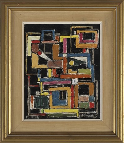 WILHELM HENNING. "Morning". Oil on canvas, signed W Henning. Art ...