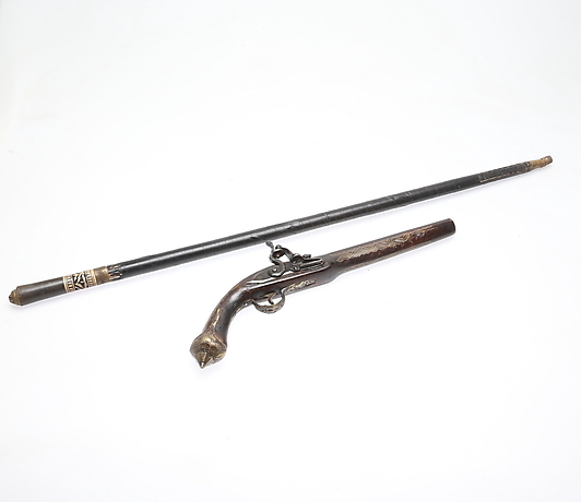 SWORD CANE and PISTOL. Weapons & Militaria - Guns & Rifles - Auctionet