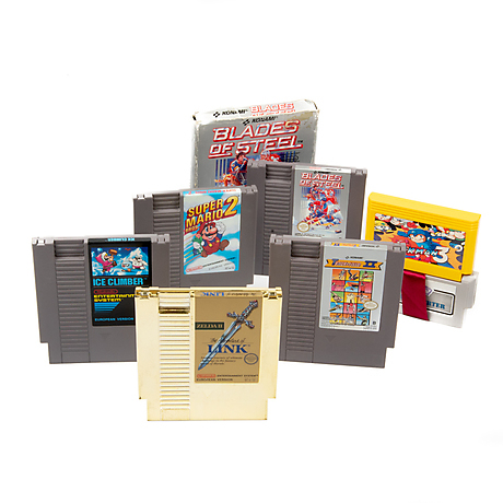 GAMES, 6 pieces, Nintendo 8-bit. Toys - Auctionet