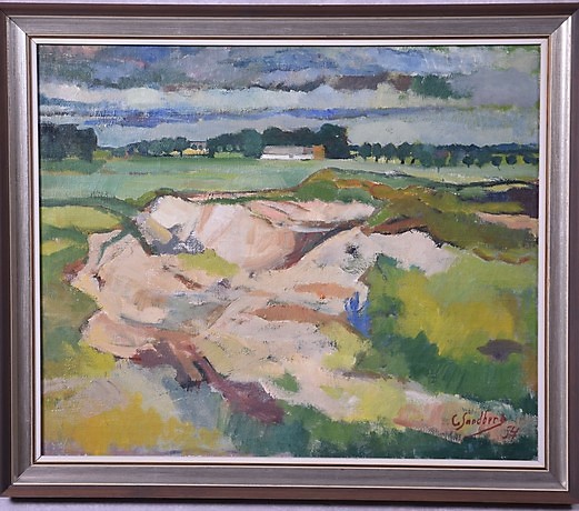 GOTTHARD SANDBERG. 1890-1961 oil on canvas signed and dated. Art ...