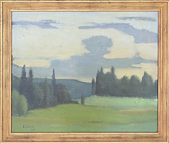 IVAR STARE. Oil on Board, signed. Art - Paintings - Auctionet