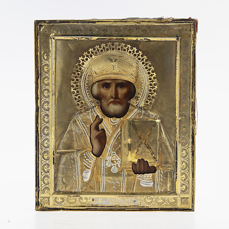 IKON, probably Russian, 1800s / 1900s. Art - Paintings - Auctionet