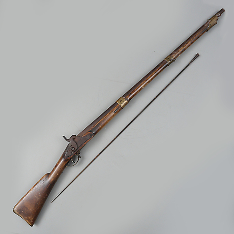 BLOCK RIFLE, for the infantry m/1815-45. Weapons & Militaria - Guns ...