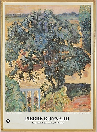 PIERRE BONNARD. Exhibition poster, offset printing. Art - Other - Auctionet
