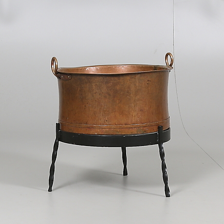 BALJA, koppar, 1800-tal. Silver & Metall - Tenn, Mässing & Koppar ...